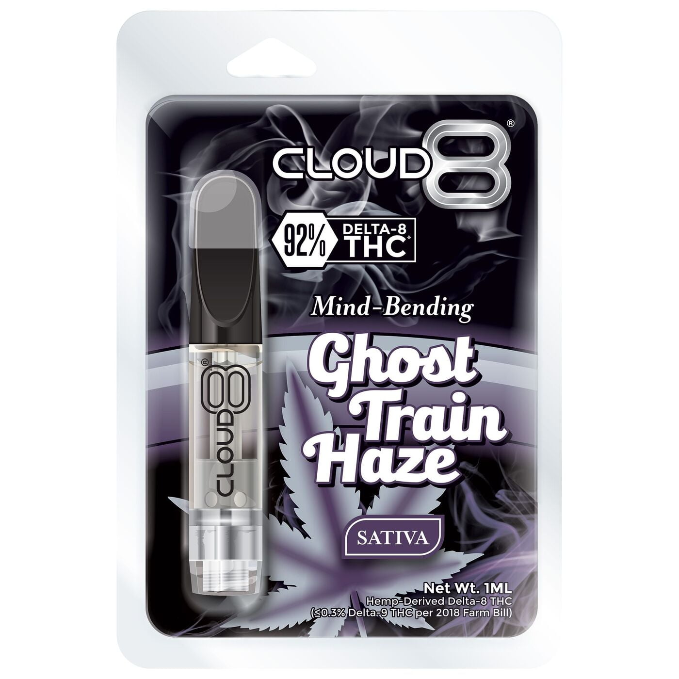 Cloud 8 - Delta 8 - Ghost Train Haze - 1ML Cartridge